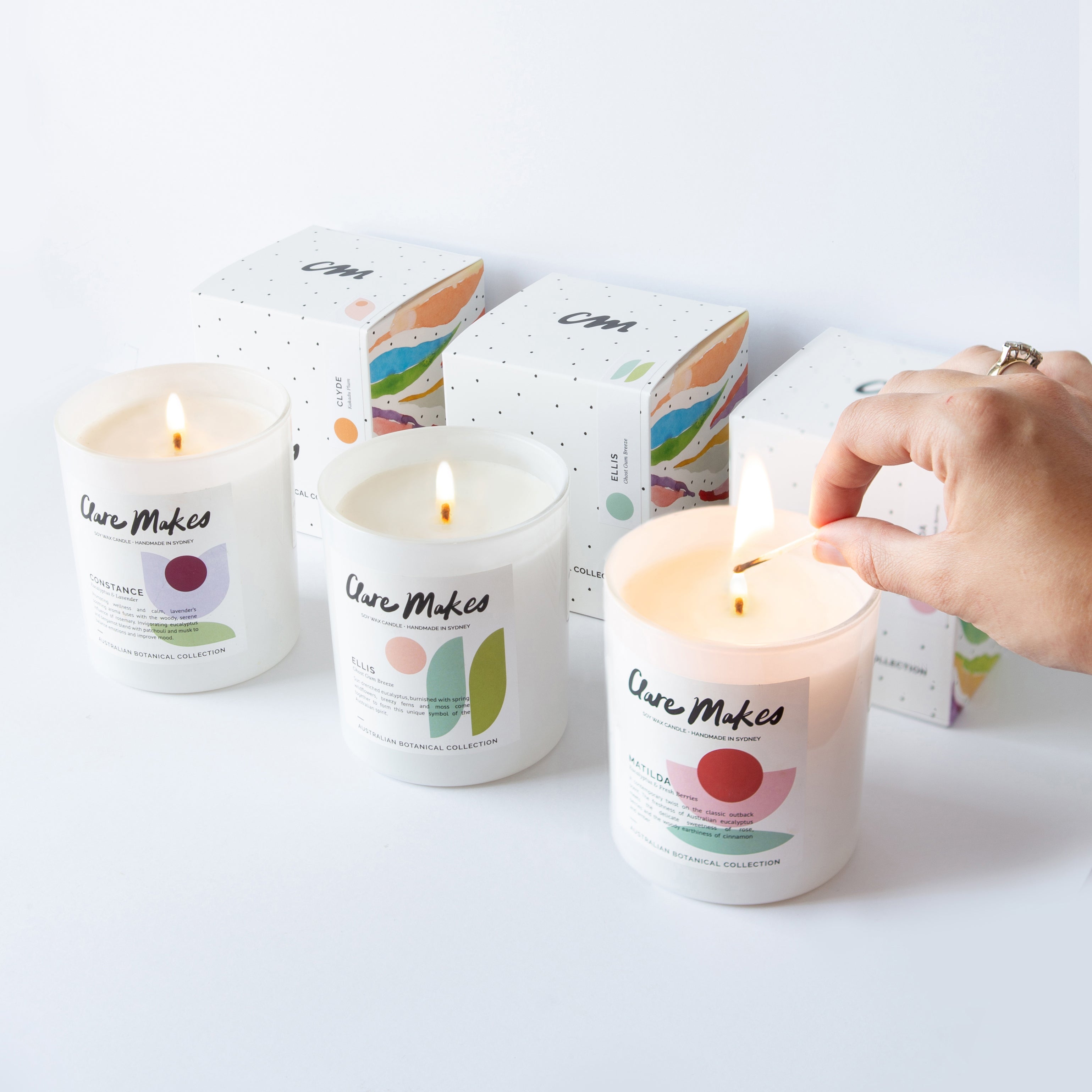 Candles Scented with Australian Native Botanicals – Clare Makes
