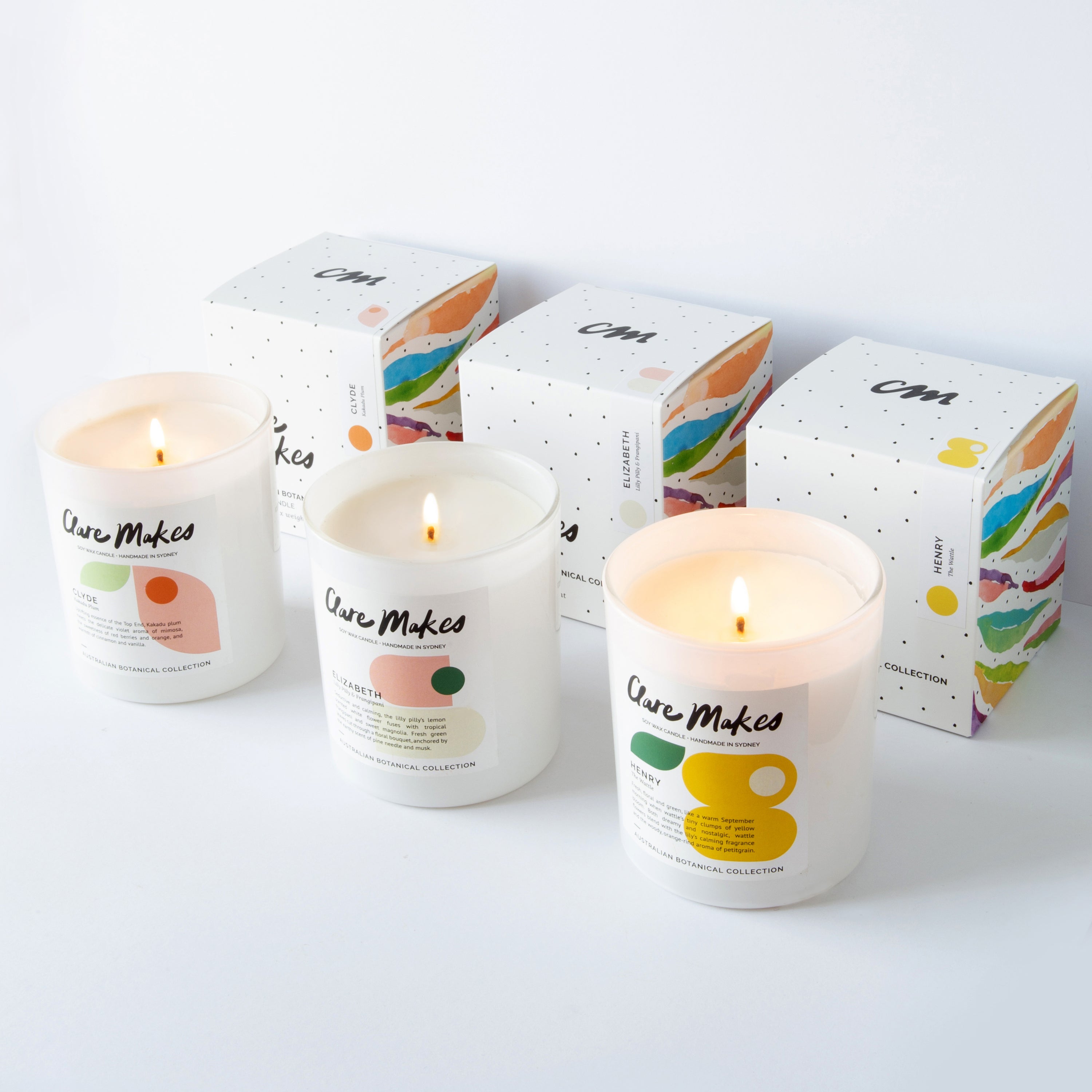 Candles Scented with Australian Native Botanicals – Clare Makes